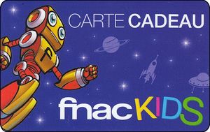 Gift Card: Robot Kid bleu (Fnac.Com, France) (Fnac KIDS) Col:FR-KIDS-006