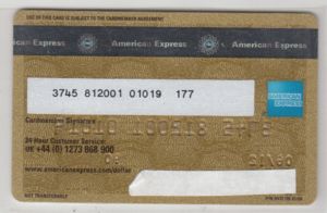 Bank Card: American Express (American Express, United Kingdom of Great ...