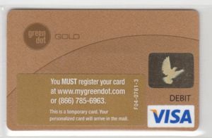 Bank Card: Green Dot Gold (Columbus Bank, United States of AmericaCol ...
