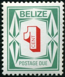 Stamp: Numeral (Belize(Postage Due) Mi:BZ P6,Sn:BZ J1,Yt:BZ T5,Sg:BZ D6