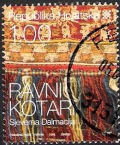 Stamp: Folk costume from Ravni Kotari (Croatia(Croatian Ethnographic ...