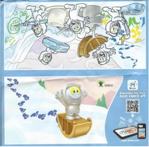 Meal Toy: Yeti - Stamp (Kinder Surprise, Europe(Maxi - Yeti) Col:SDB10 🧸