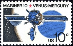 Stamp: "Mariner 10", Venus and Mercury (United States of America(US ...