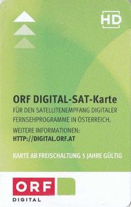 Functional Card: ORF Digital-Sat-Karte. Ir.deto. (TV Access, Austria ...