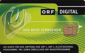 Functional Card: ORF Digital. Das Neue Fernsehen. Ir.deto. (TV Access ...