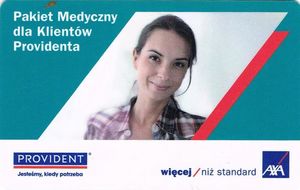 Functional Card: AXA - Provident (Insurance, Poland(AXA) Col:PL-AXA-001