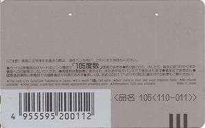 Tarjeta Telefónica: DDI 0077 (NTT, Japón(110-011-Advertising) Col:JP-110-011-adv-0370.A2 📞