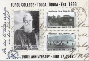 Stamp: 150th anniversary of Tupou College (Niuafo'ouMi:TO-NI BL70,Yt:TO ...