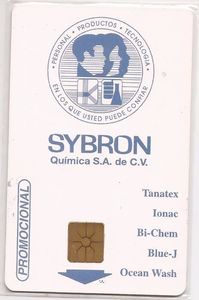 Tarjeta Telefónica: Sybron - Quimica S.A. De C.V. (Telmex - Ladatel ...