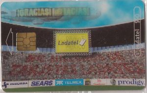 Tarjeta Telefónica: Mil Millones de Tarjetas Ladatel (Estadio Azteca ...