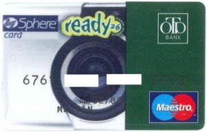 Bank Card: OTP Bank - ready 26 konto mladých - Sphere card (OTP banka ...