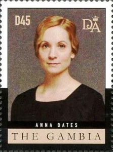 Stamp: Anna Bates (Gambia(Downton Abbey (2014)) Mi:GM 7044,Sn:GM 3608d ...
