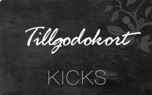 Gift Card: Tillgodokort (Kicks, Sweden(Kicks) Col:SE-Kic-005b