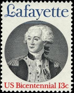 Stamp: Marquis de Lafayette (United States of America(Bicentenary of ...
