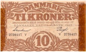 Banknote: 10 Kroner (Denmark(1937-1946 Issue) Wor:P-31p.1