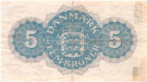 Banknote: 5 Kroner (Denmark(1944-1962 Issue) Wor:P-35f.7