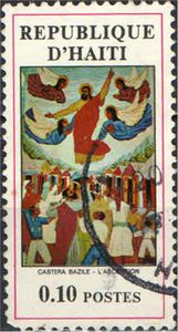 Stamp: Painting, by Castera Bazile (Haiti) (Paintings) Mi:HT 1160,Sn:HT ...