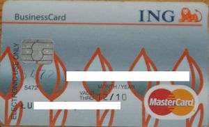 Bank Card: Business Card (ING Bank Śląski SA, PolandCol:PL-MC-0180.01