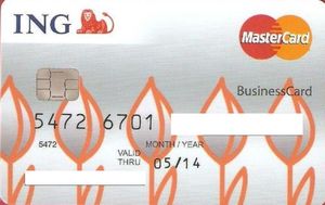Bank Card: Business Card (ING Bank Śląski SA, PolandCol:PL-MC-0180.02