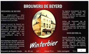 Drink Label: Beyerd Winterbier (Bierbrouwerij De Beyerd, NetherlandsCol ...