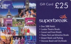 Gift Card: Superbreak (Superbreak, United Kingdom of Great Britain ...