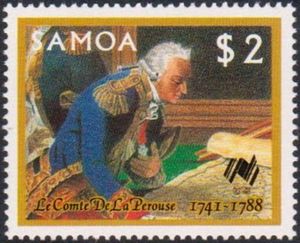 Stamp: Jean-François de Galaup, Comte de Lapérouse (Samoa(200th ...