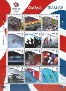 Stamp: Team GB (Isle of Man(Summer Olympic Games 2016 - Rio de Janeiro ...