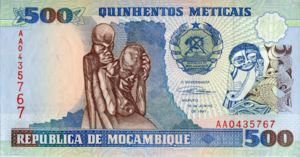 Banknote: 500 Meticais (Mosambik(1991-2003 Issue) Wor:P-134