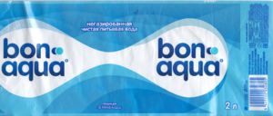 Drink Label: BonAqua still drinking water (Coca-Cola Beverages ...