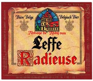 Drink Label: Abbaye de Leffe Radieuse (Brouwerij Hoegaarden (InBev ...