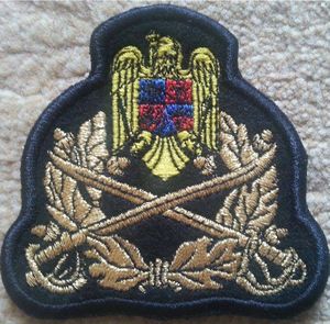 Decoration: Romanian Army - symbol for Technical - duty uniform ...