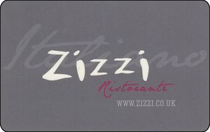 Gift Card: Zizzi on gray (Zizzi Ristorante, United Kingdom of Great Britain & Northern Ireland ...