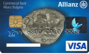 Bank Card: Allianz Bank Visa Antique Mask – 06900367 (Allianz Bank ...