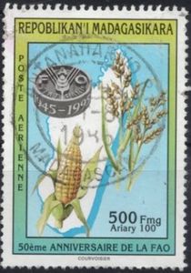 Stamp: 50th Anniversary FAO (Madagascar) Mi:MG 1793,Sn:MG C200C,Yt:MG ...
