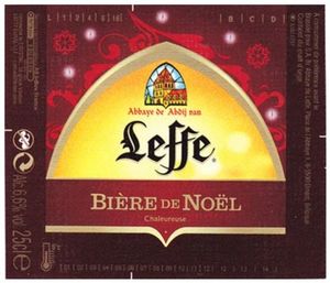 Drink Label: Leffe Biére de Noël (Brouwerij Hoegaarden (InBev ...