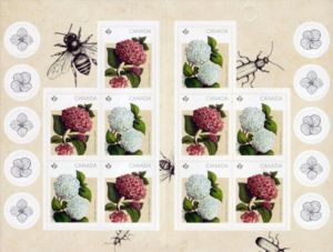 Stamp: Hydrangea - Booklet (Canada(Hydrangeas) Mi:CA MH0-572,Sn:CA ...