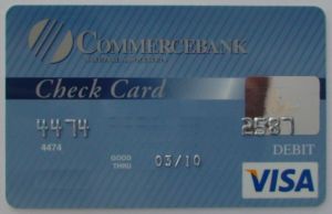 Bank Card: Commercebank - Check Card (Commercebank, United States of ...