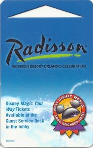 Hotel Card: Radisson Resort Orlando-Celebration (Radisson, United ...