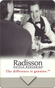 Tarjeta de hotel: Radisson Hotels Worldwide - The difference is genuine ...