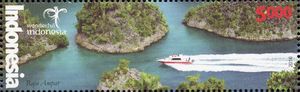 Stamp: Raja Ampat (Indonesia(Tourism) Mi:ID 3229 📮