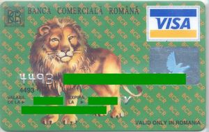 Bank Card: Lion (Banca Comerciala Romana, RomaniaCol:RO-VI-0019.04