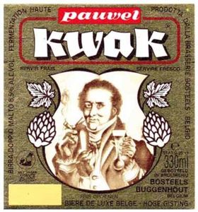 Drink Label: Pauwel Kwak (Brouwerij Bosteels, BelgiumCol:BE-BEER-009498