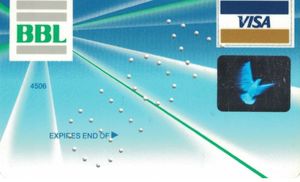 Bank Card: Bbl Visa (BBL (Bank Brussel Lambert), BelgiumCol:BE-VI-0013