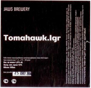 Drink Label: Tomahawk (Etalon produkt OOO, RussiaCol:RU-BEER-002419