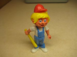 Meal Toy: Boy with baseball bat (Kinder Surprise, Europe) (Kinder ...