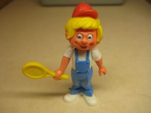 Meal Toy: Boy with tennisracket (Kinder Surprise, Europe) (Kinder ...