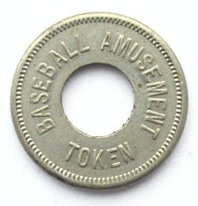 Ficha: Baseball Amusement Token (Estados Unidos de América(Machine ...