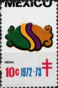 Stamp: Piedra (Mexico: Cinderella Stamps(Anti-TBC 1972: Aztec and Mayan ...