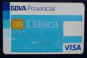 Tarjeta de Banco: BBVA Provincial Clásica (Banco Provincial ...