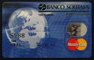 Bank Card: Banco Sofitasa (Banco Sofitasa, VenezuelaCol:VE-MC-0243